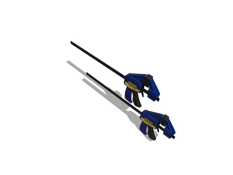 IRWIN QUICK-GRIP 2-Pack 4-1/4-in Micro Handed Bar Clamp in the Clamps ...