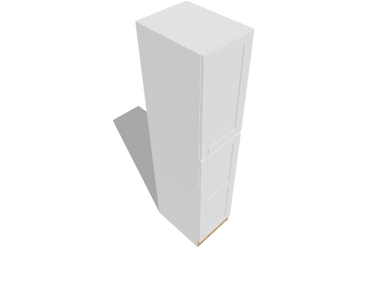 Diamond NOW Arcadia 18-in W x 84-in H x 23.75-in D White Door Pantry ...