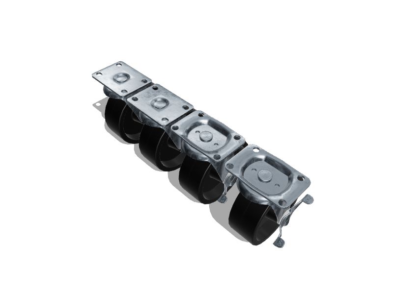 Gladiator Ready-to-Assemble 4-Pack 5-in Plastic Swivel Caster in the ...