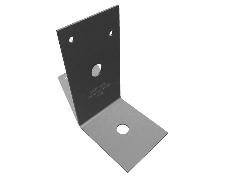 Simpson Strong-Tie 2.099-in x 2.5-in x 3.974-in 12-Gauge G90 Galvanized ...