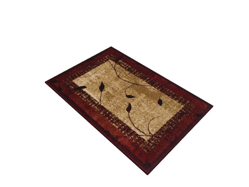 allen + roth Tinsley 2 X 3 (ft) Red Indoor Border Farmhouse/Cottage ...