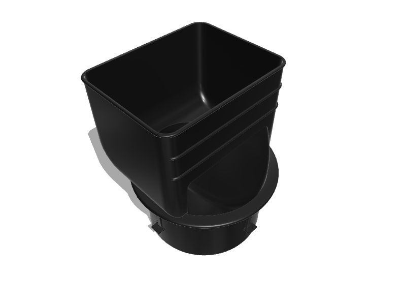 ADS 4-in X 4-in Corrugated Downspout Adapter Fittings In, 56% OFF