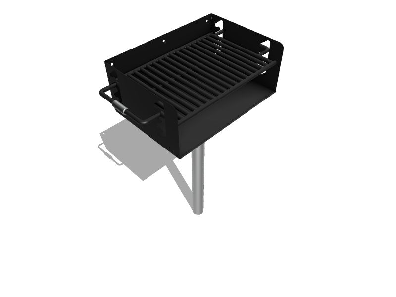 UltraPlay ADA Accessible Adjustable Rotating Grill 280-Sq in Commercial ...