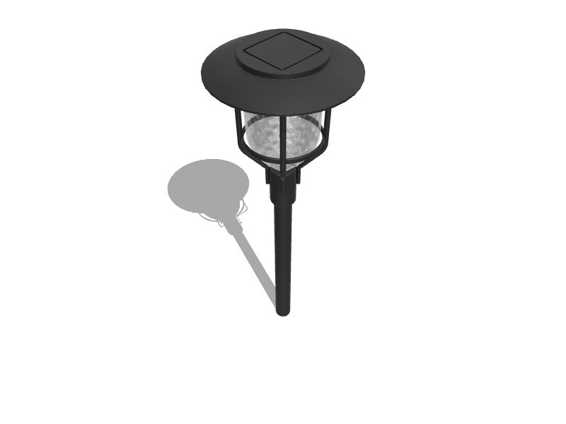 Portfolio 10-Lumen Black Solar LED Outdoor Path Light (3000 K) in the ...