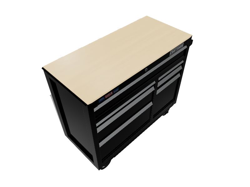 CRAFTSMAN 2000 Series 41-in W x 35-in H 7-Drawer Steel Rolling Tool ...