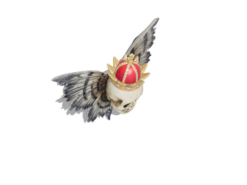 Design Toscano 13-in Hanging Skull Wall Art JQ10397 at Lowes.com