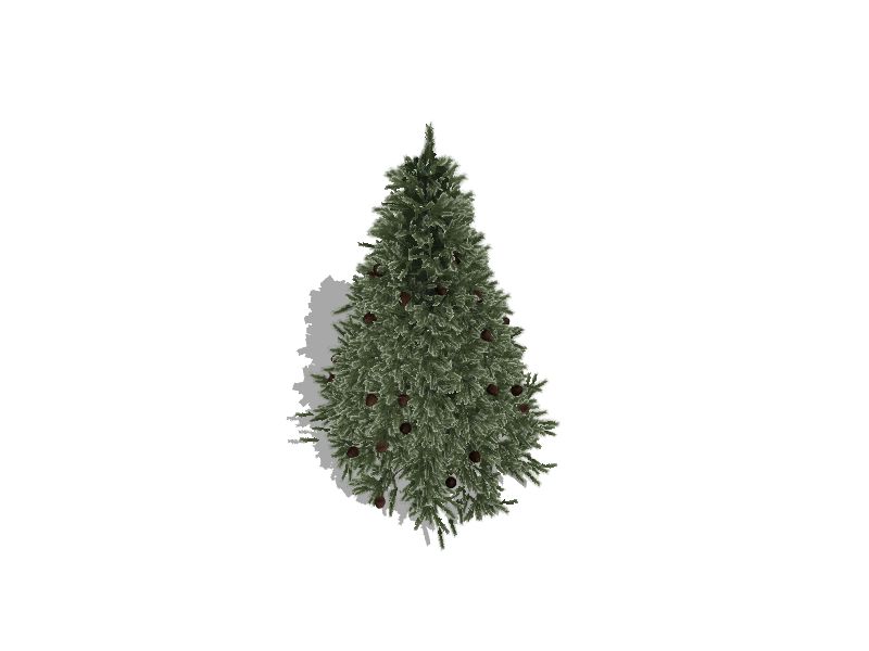 Best Selling Home Decor 9-ft Cashmere Pine Pre-lit Flocked Artificial ...