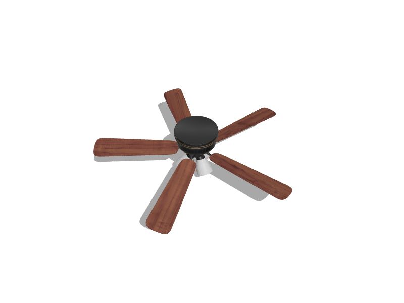 Design House Millbridge 52-in Oil Rubbed Bronze with Dark Mahogany ...