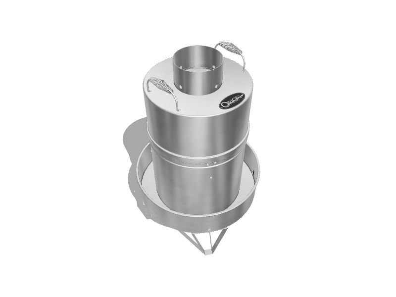 Orion Cooker 721-Sq in Stainless Steel Vertical Charcoal Smoker in the ...