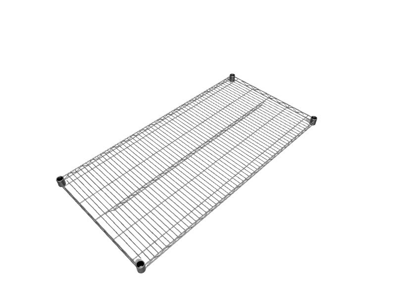 Storage Concepts 4-ft x 18-in Chrome Universal Wire Shelf at Lowes.com