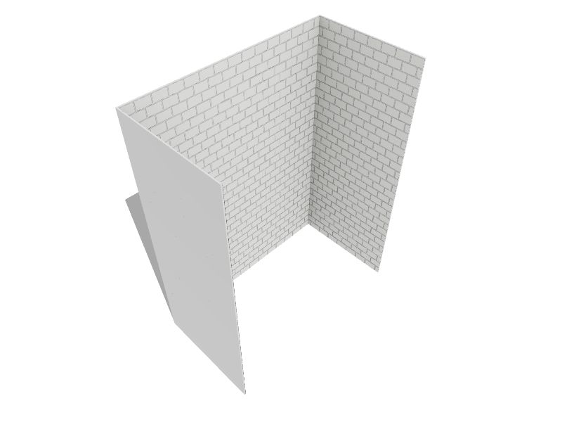 allen + roth 60-in W x 32-in D x 78-in H Gray Subway 9-Piece Glue Up ...