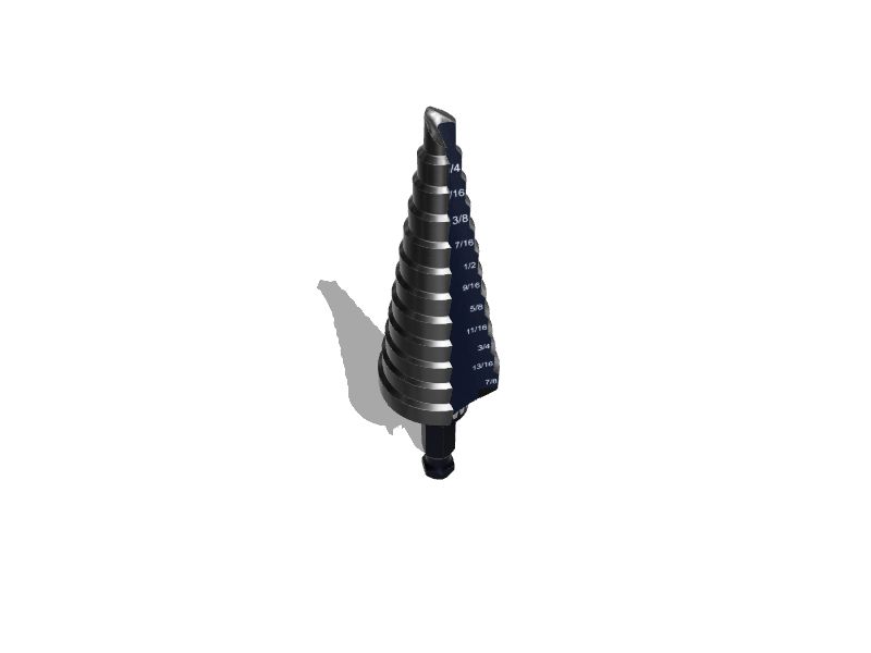 IRWIN Unibit 1/4-in 12-Step Drill Bit (3/16-in to 7/8-in) in the Step ...
