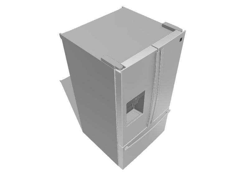 Kenmore 30.6-cu ft French Door Refrigerator with Ice Maker (Finger ...