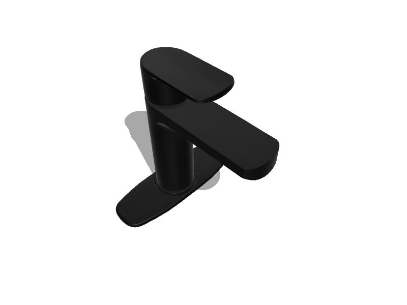 Origin 21 Candace Matte Black Single Hole 1-Handle WaterSense Bathroom ...