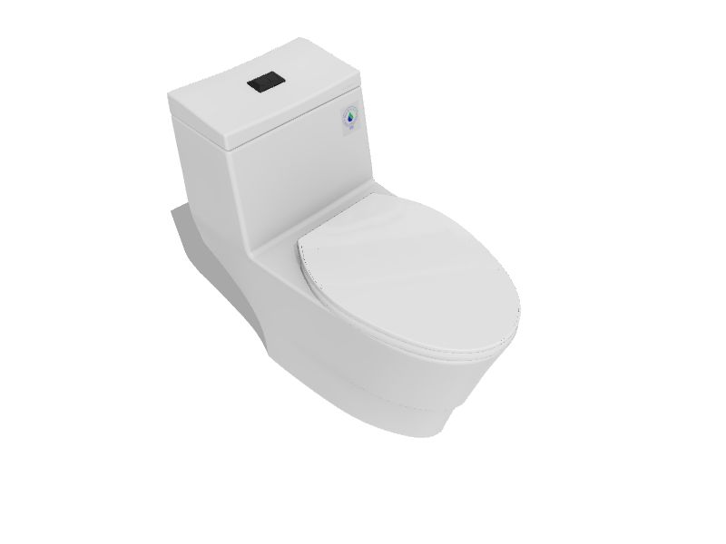 Woodbridge Everette White Dual Flush Elongated Chair Height WaterSense ...