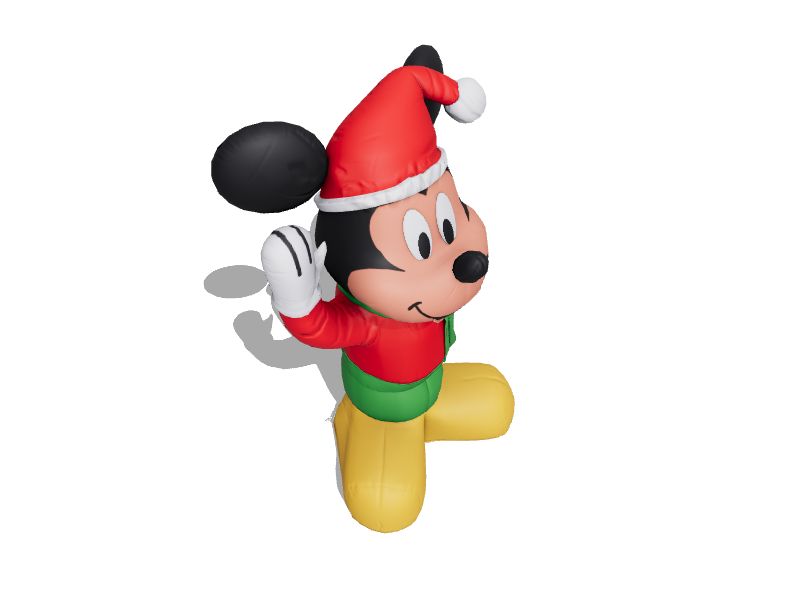 Gemmy 1.8-ft Mickey Mouse Christmas Inflatable in the Christmas ...