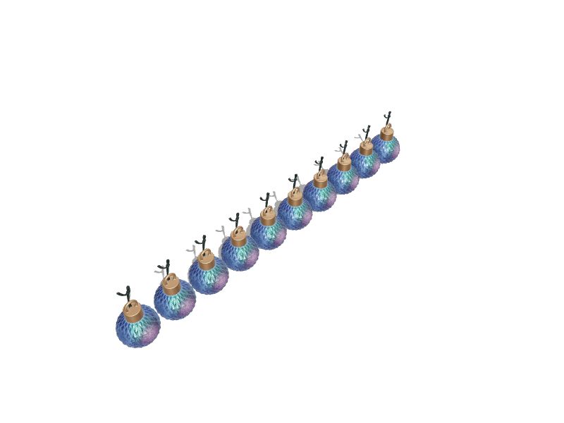 Gemmy Lightshow 90-Count 9-ft Sparkling Multicolor LED Plug-In ...