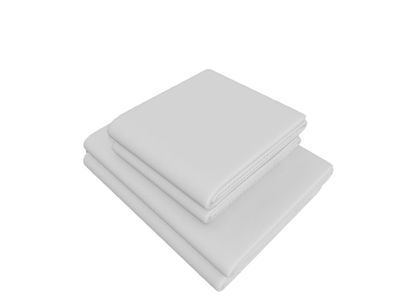 allen + roth Queen 300-Thread-Count Cotton White Bed-Sheet JJ-ICSSQ01 ...