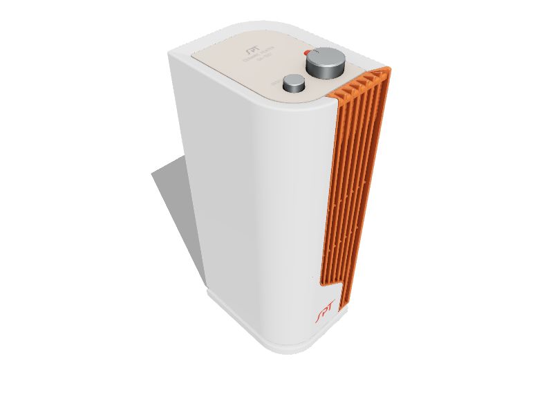 SPT Up to 1200-Watt Ceramic Tower Indoor Electric Space Heater SH-1507 ...