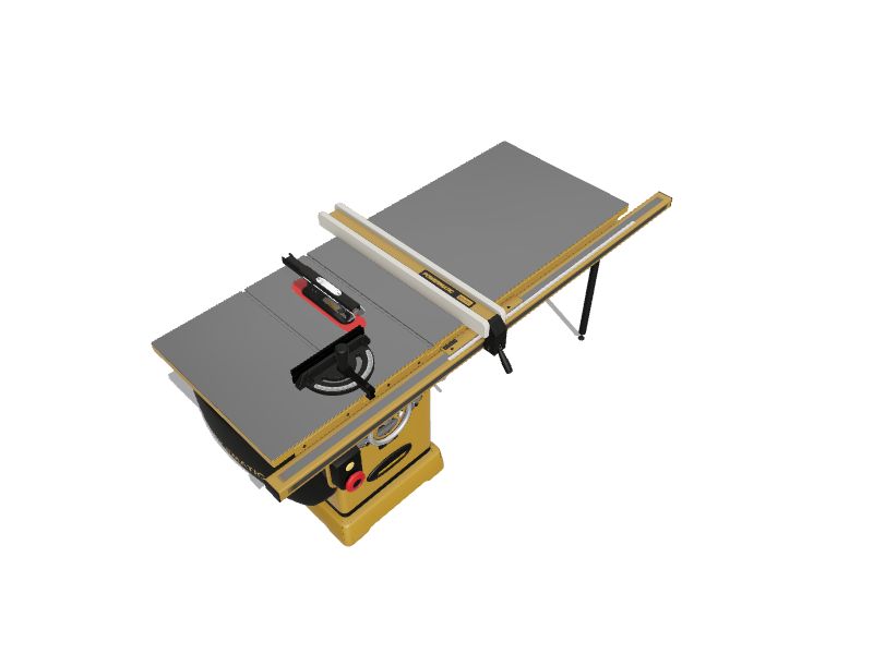 Powermatic Pm2000 10-in 30-Amp 230-Volt Corded Contractor Table Saw ...