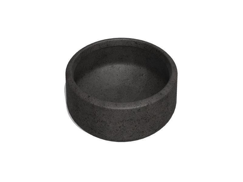 Origin 21 Round 11-in W Small Gray Ceramic Contemporary/Modern Indoor ...