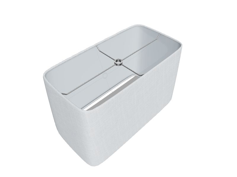 allen + roth 10-in x 16-in White Linen Rectangle Lamp Shade LSH68 at ...