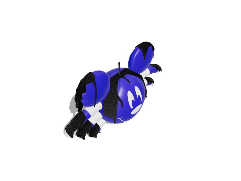 Disney Lighted Mickey Mouse and Friends Mickey Mouse Spider Inflatable ...