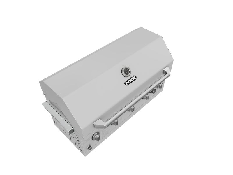 NXR Ls Stainless Steel 5-Burner Infrared Built-In Grill in the Built-In ...