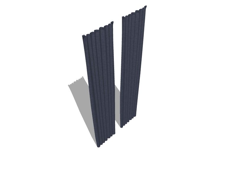 allen + roth 95-in Navy Polyester Blackout Thermal Lined Back Tab ...