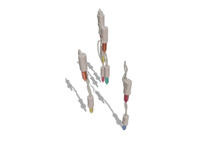 GE StayBright 100-Count Constant Multicolor Mini LED Plug-In Christmas ...