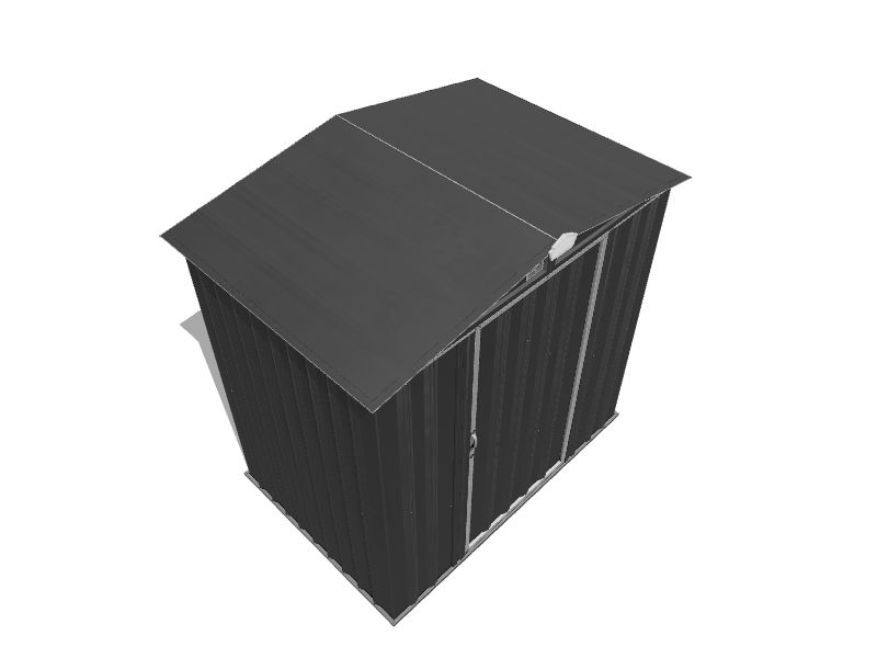 Arrow 6-ft x 5-ft Spacemaker Galvanized Steel Storage Shed in the Metal ...