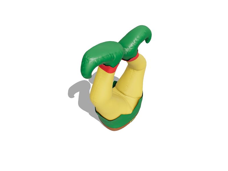 Airflowz 1.3-ft Lighted Elf Christmas Inflatable in the Christmas ...