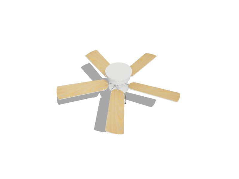 Harbor Breeze Armitage 52-in White with White/Washed Oak Blades LED ...