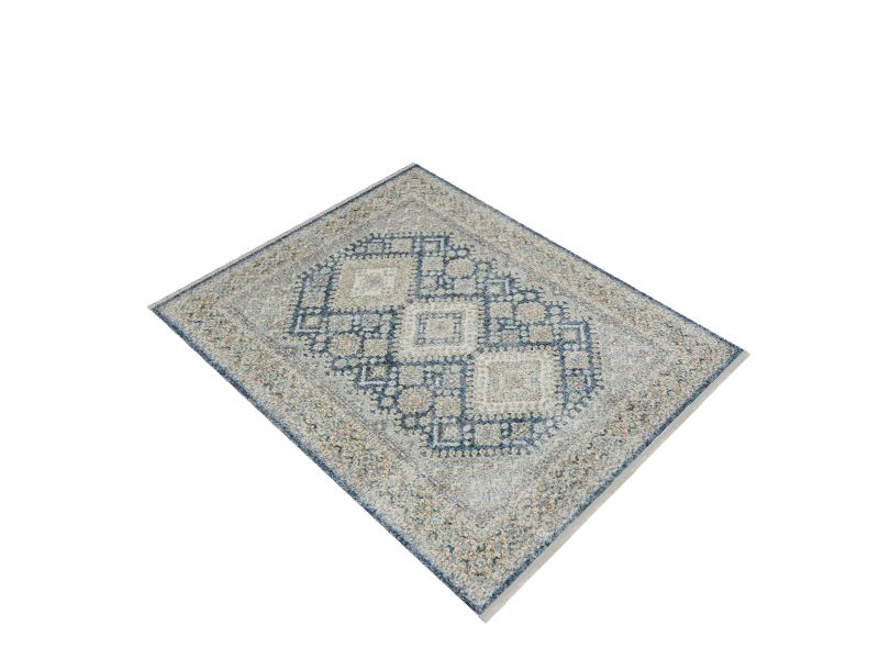 allen + roth Blue Gem 8 X 10 (ft) Navy-ivory Indoor Area Rug 1-15337 ...