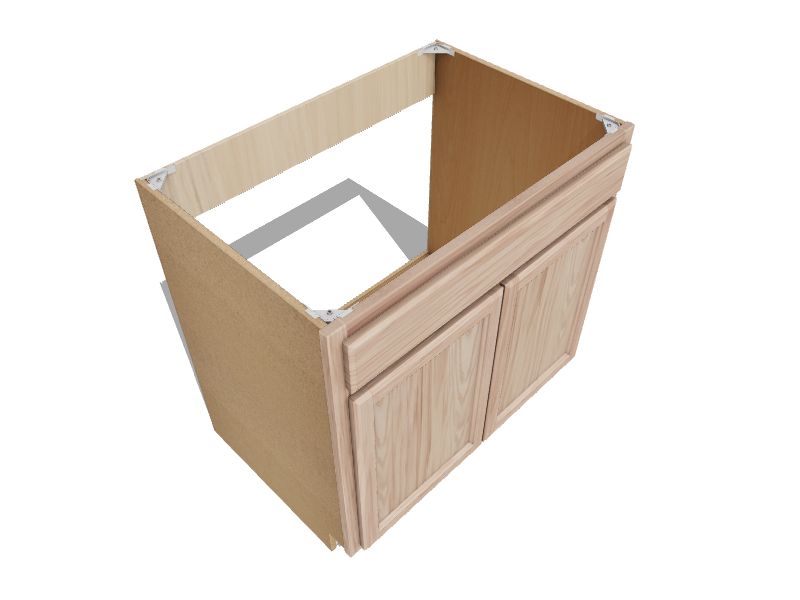 Project Source UNF 36-IN X 35-IN SNK BS CAB Q at Lowes.com