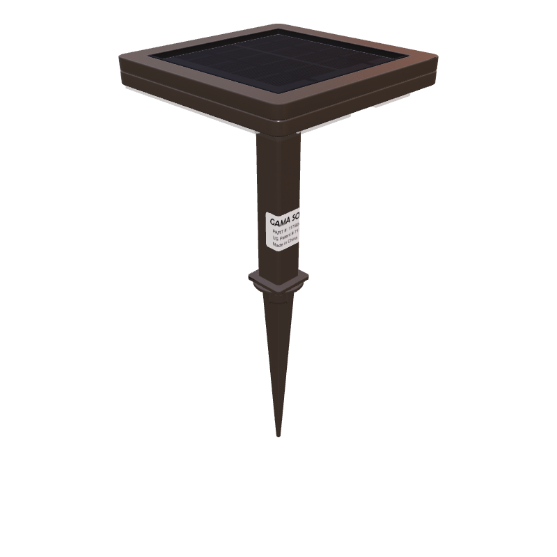 Gama Sonic Contemporary Solar Path Light 80-Lumen 2-Watt Bronze Solar ...