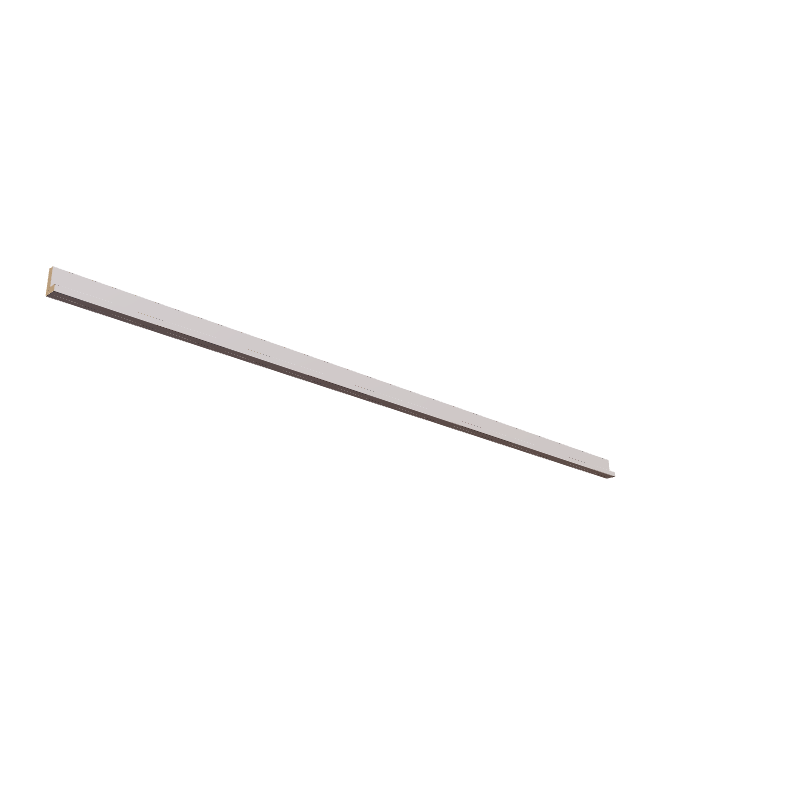 Diamond Express 96-in W x 3-in H x 1.75-in D White Painted Square Edge ...