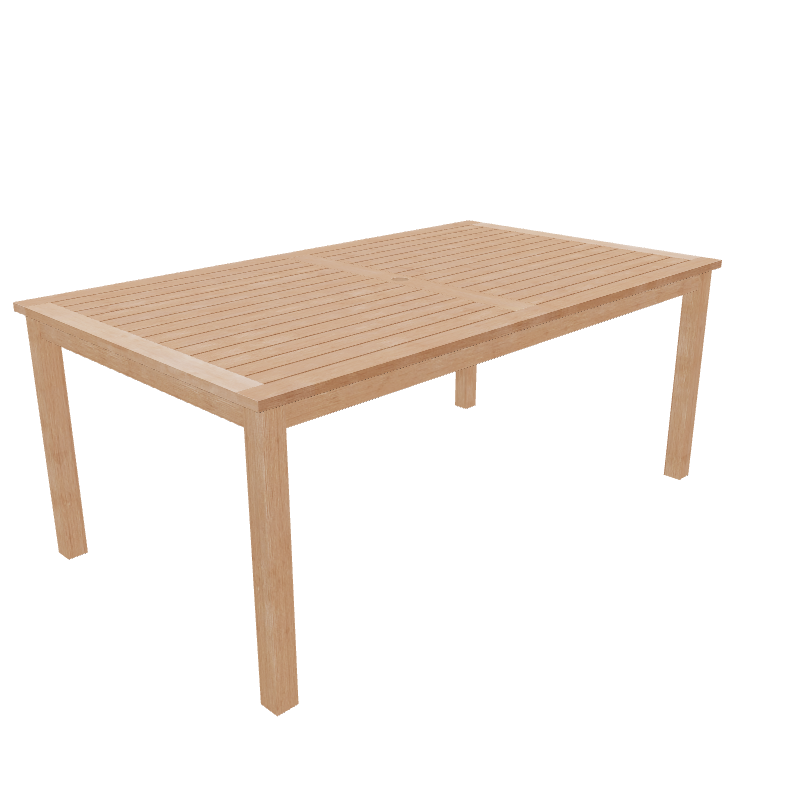 allen + roth Laurel Way Rectangle Outdoor Dining Table 42-in W x 72-in ...