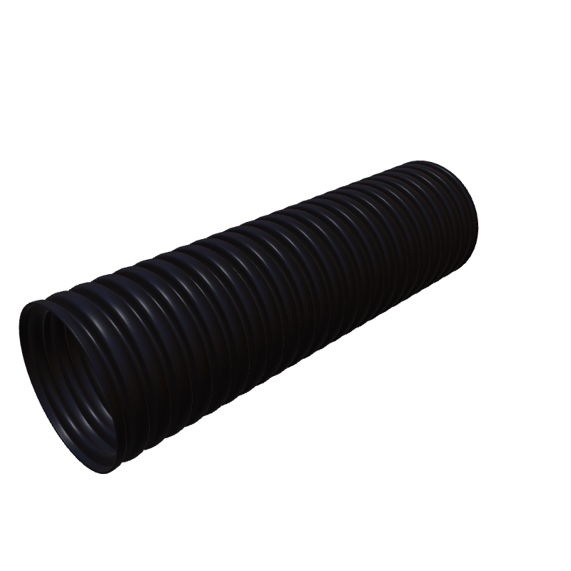 ADS 4-in x 10-ft Corrugated Solid Pipe in the Corrugated Drainage Pipe ...