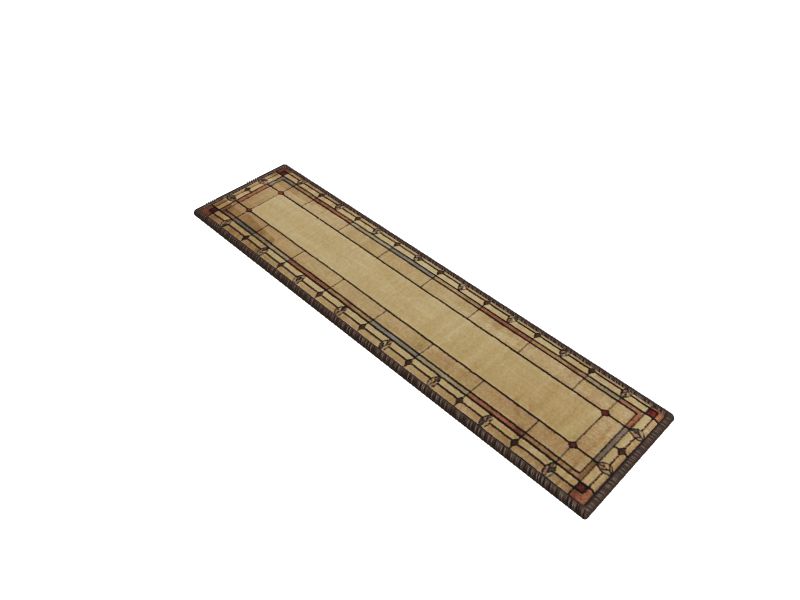 Mohawk Home Leaf Point 2 x 8 Brown Indoor Geometric Vintage Runner Rug ...