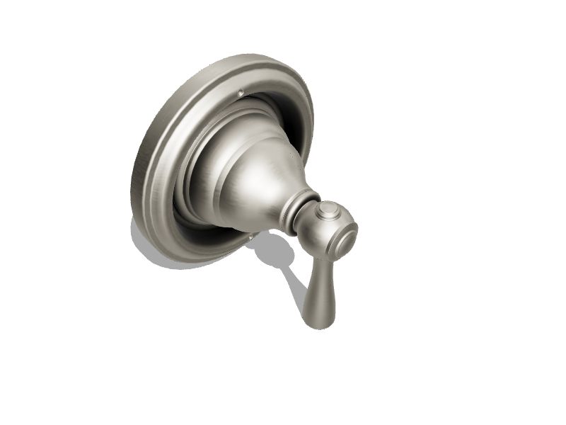 Moen Brushed Nickel 1 -Handle Lever Shower Faucet Handle in the Shower ...