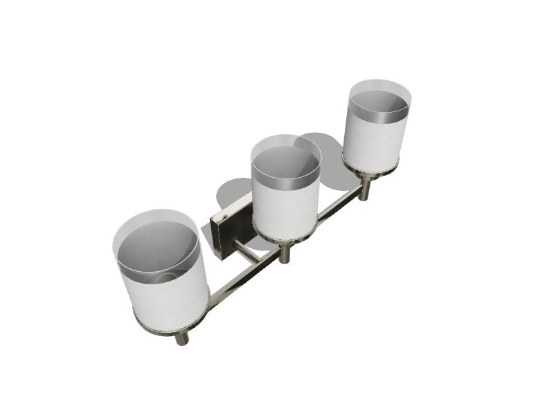 Progress Lighting Alexa 22-in 3-Light Brushed Nickel Modern ...