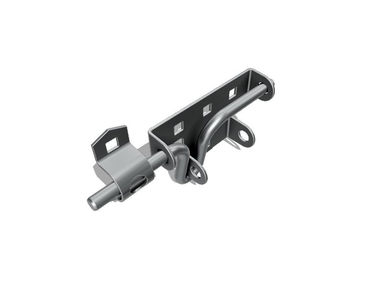 National Hardware 7-in Zinc Gate Latch in the Gate Hardware department ...