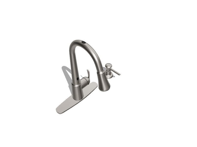 Moen Adler Chrome Single Handle Pull Down Kitchen Faucet 57 Off