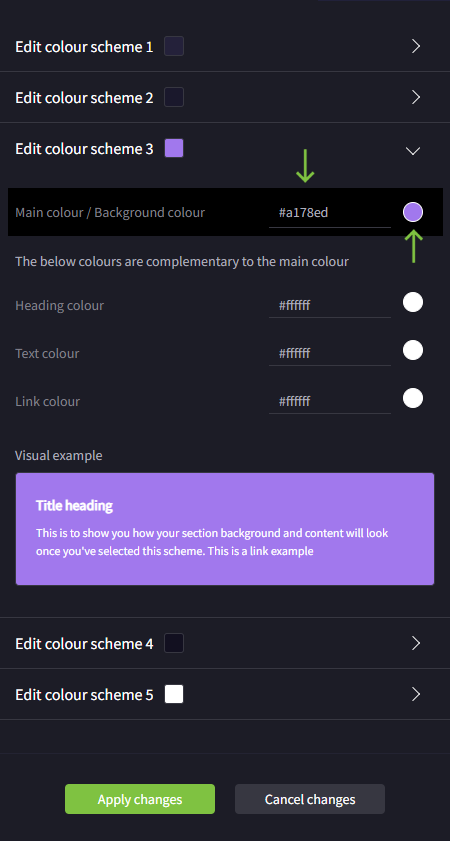 Colour palette tool | Limecube