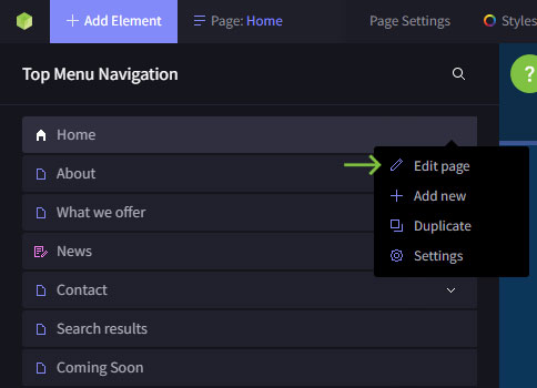 Adding and Duplicating pages