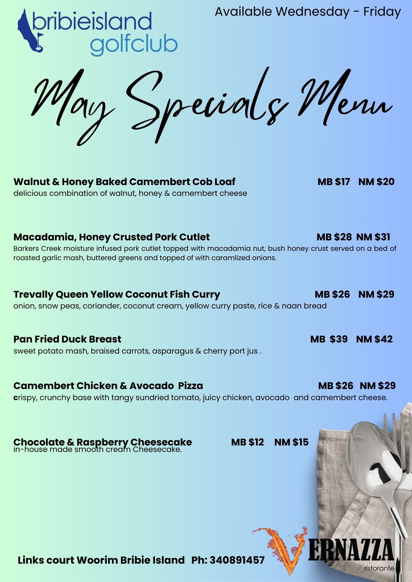 this month s specials