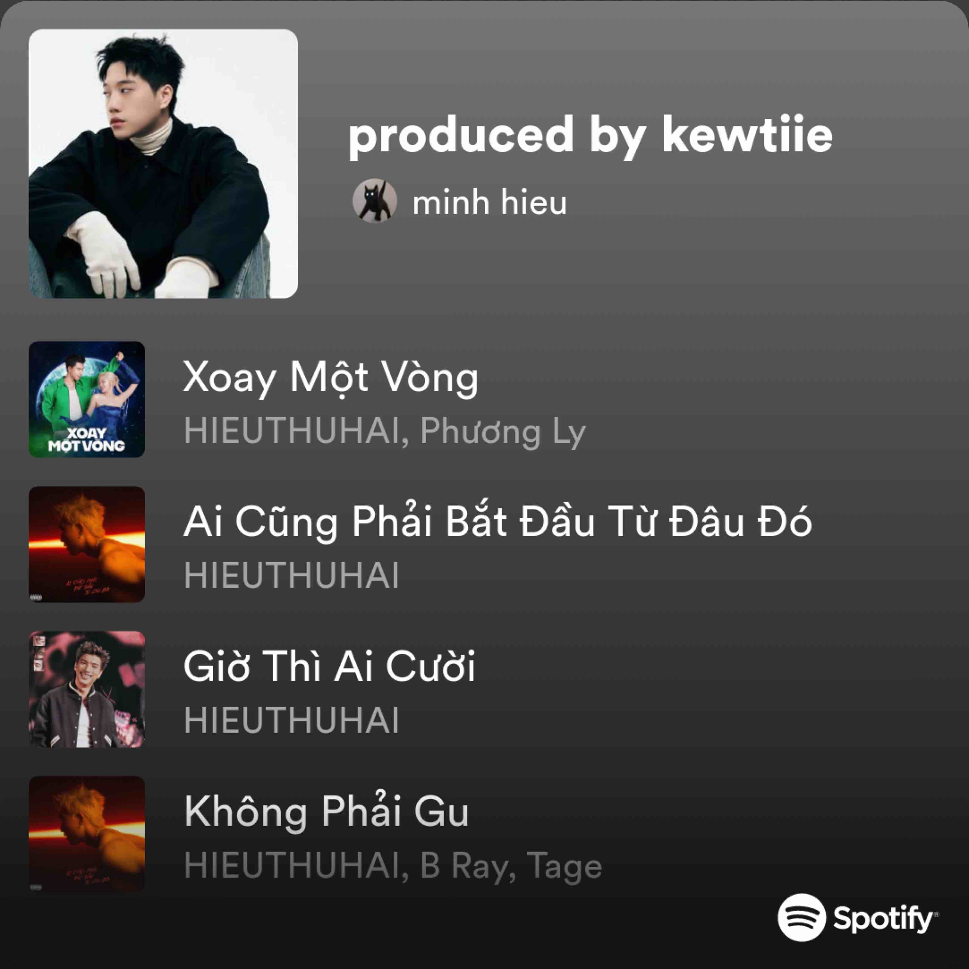produced by kewtiie - playlist by minh hieu | Spotify