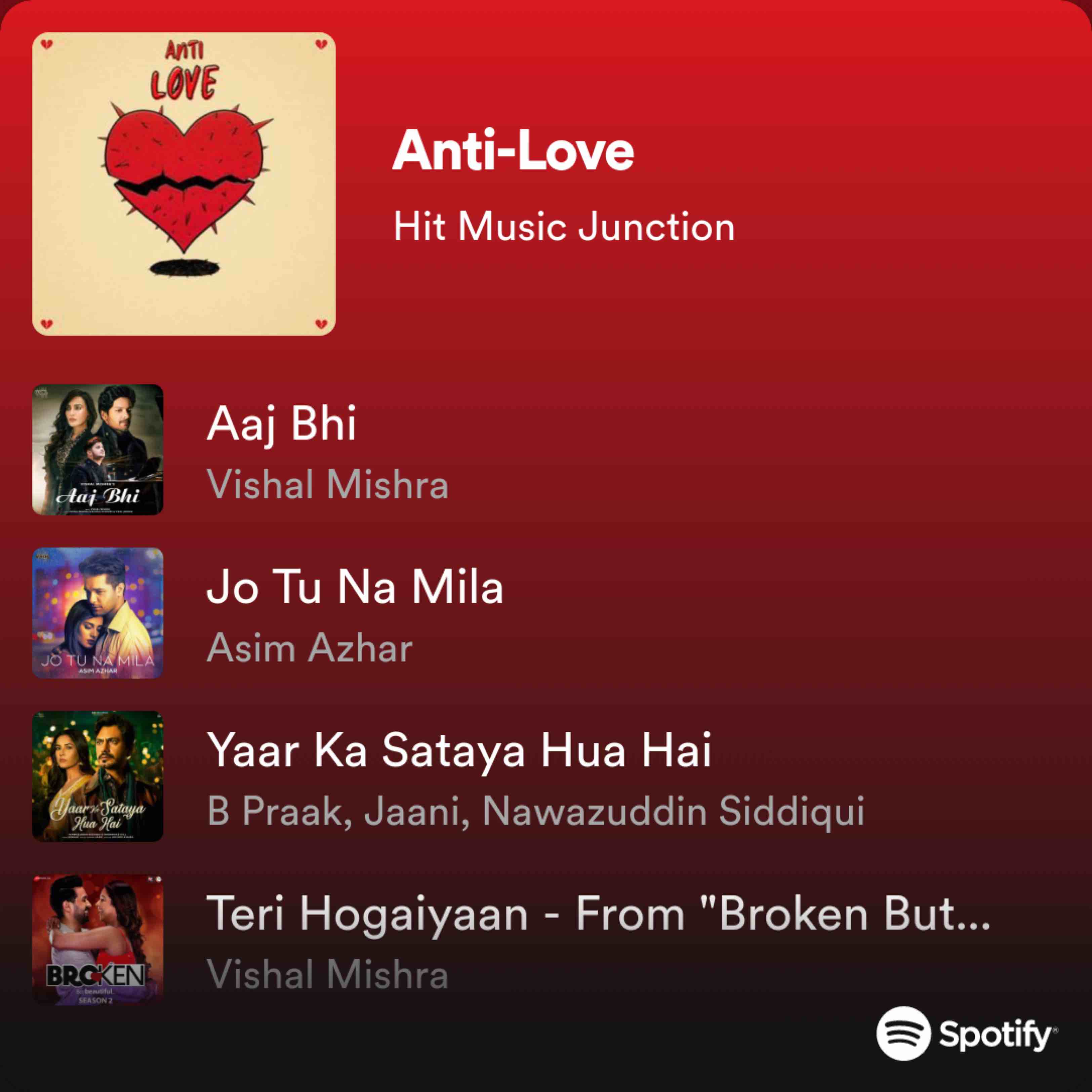 Anti-Love - playlist by Hit Music Junction | Spotify