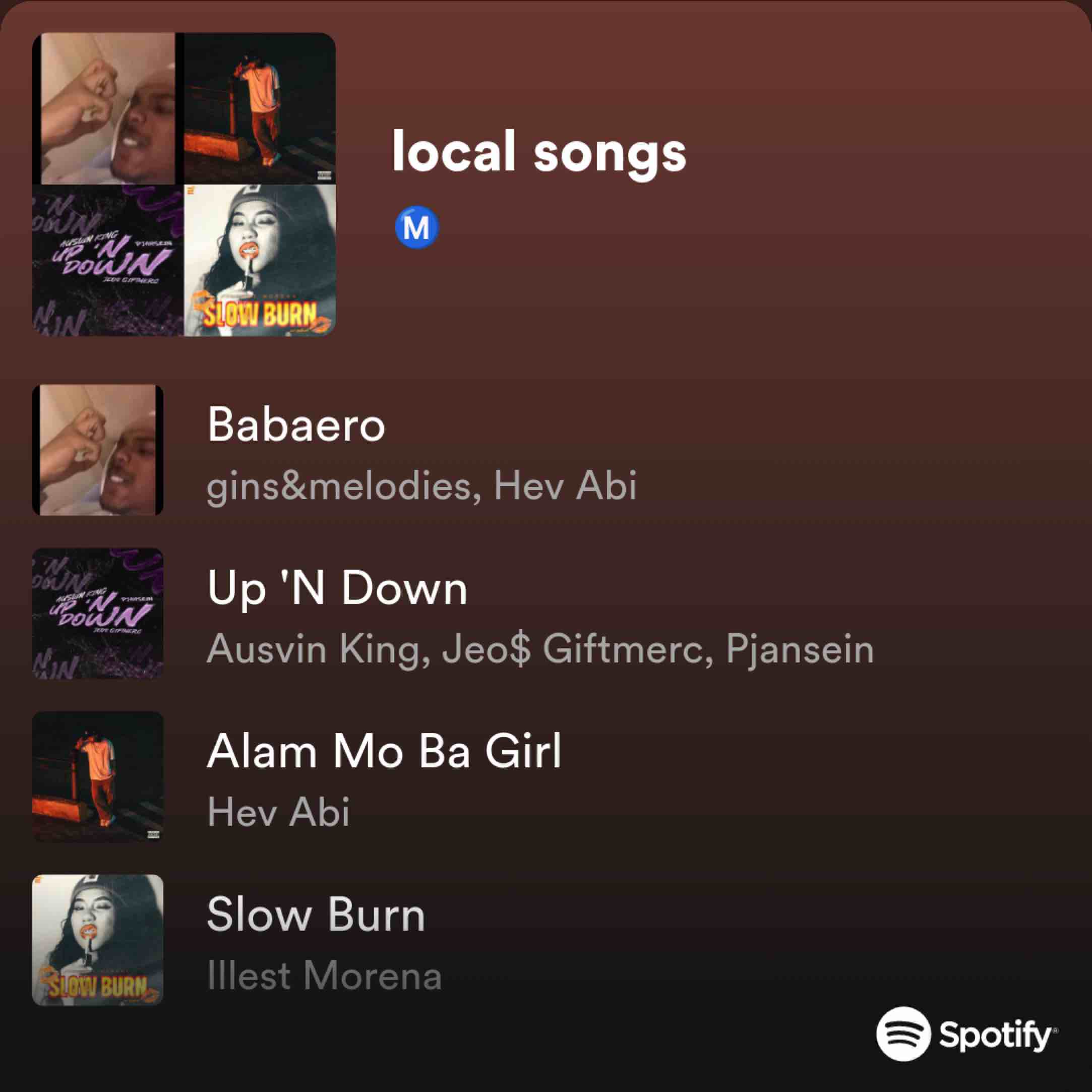 local songs - playlist by Marithé Salvatore | Spotify